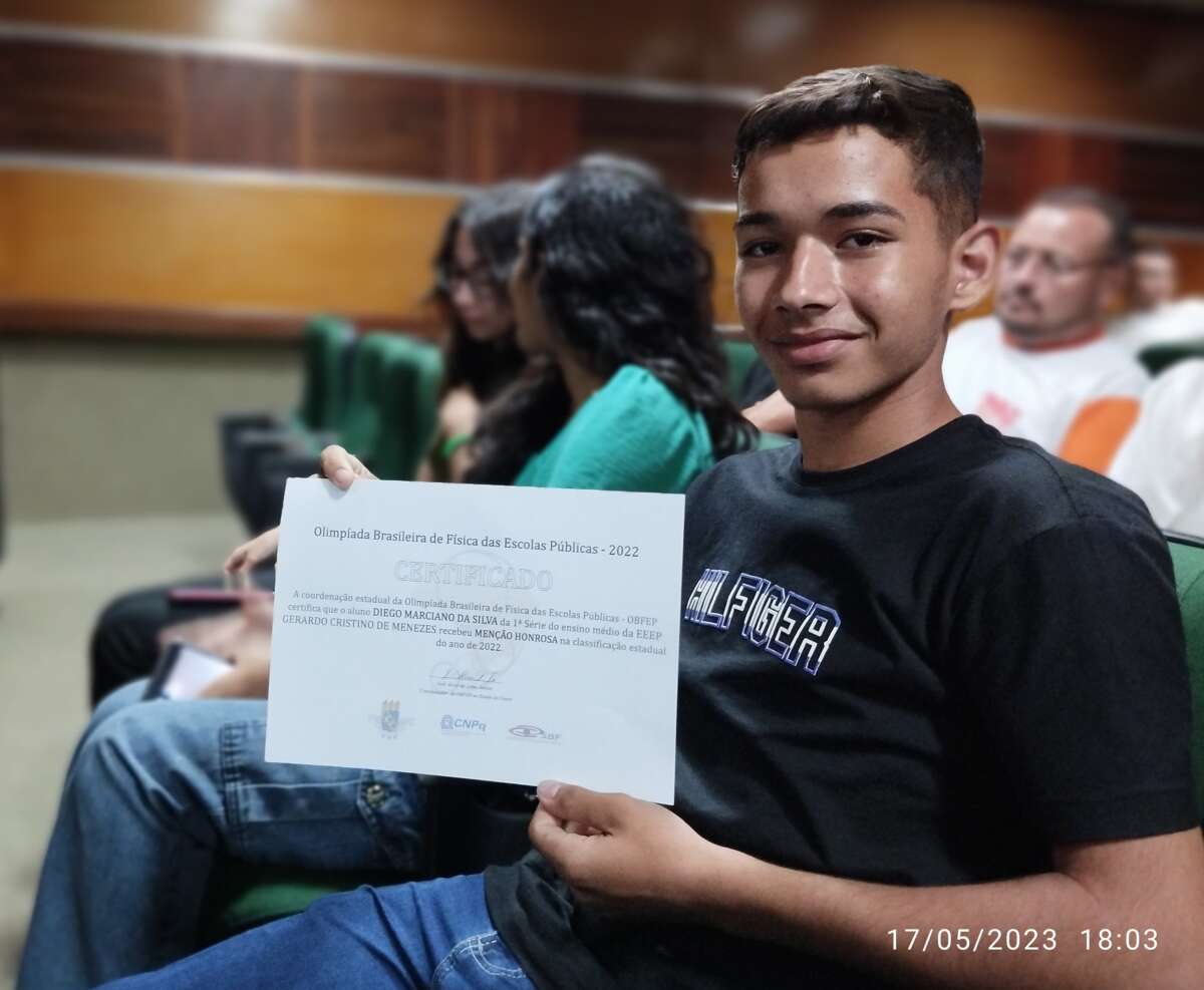 ALUNOS DA EEEP GERARDO CRISTINO RECEBEM PREMIAÇÃO NACIONAL NA OBFEP ...